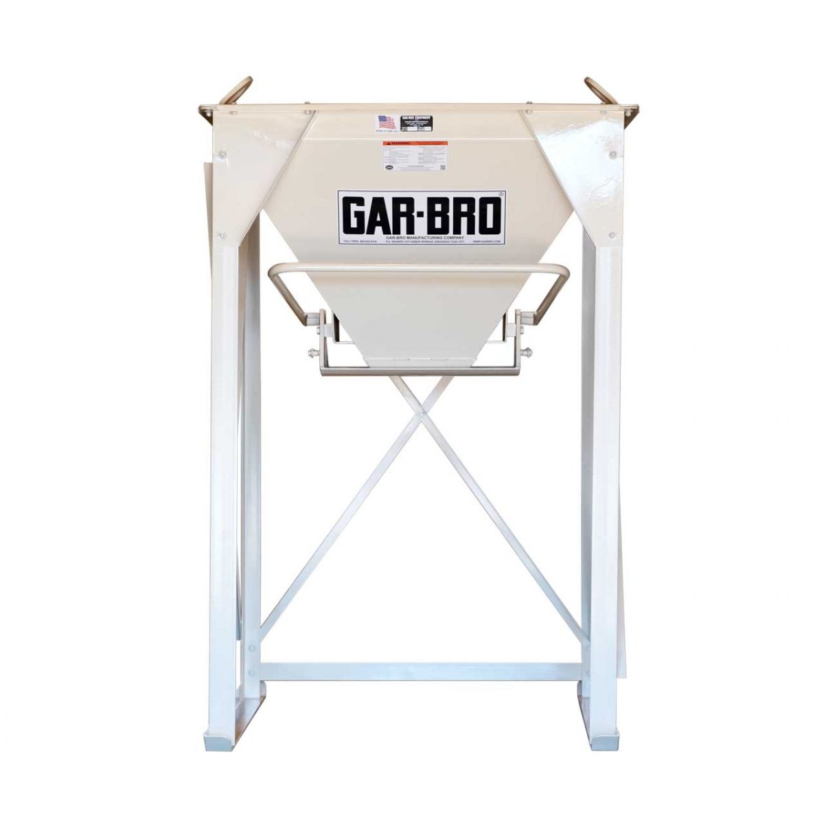 CENTER DISCHARGE FLOOR HOPPERS - SINGLE GATE - Gar-Bro Concrete Equipment